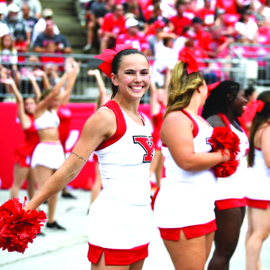 YSU cheerleader wows in rodeo | News, Sports, Jobs - The Vindicator